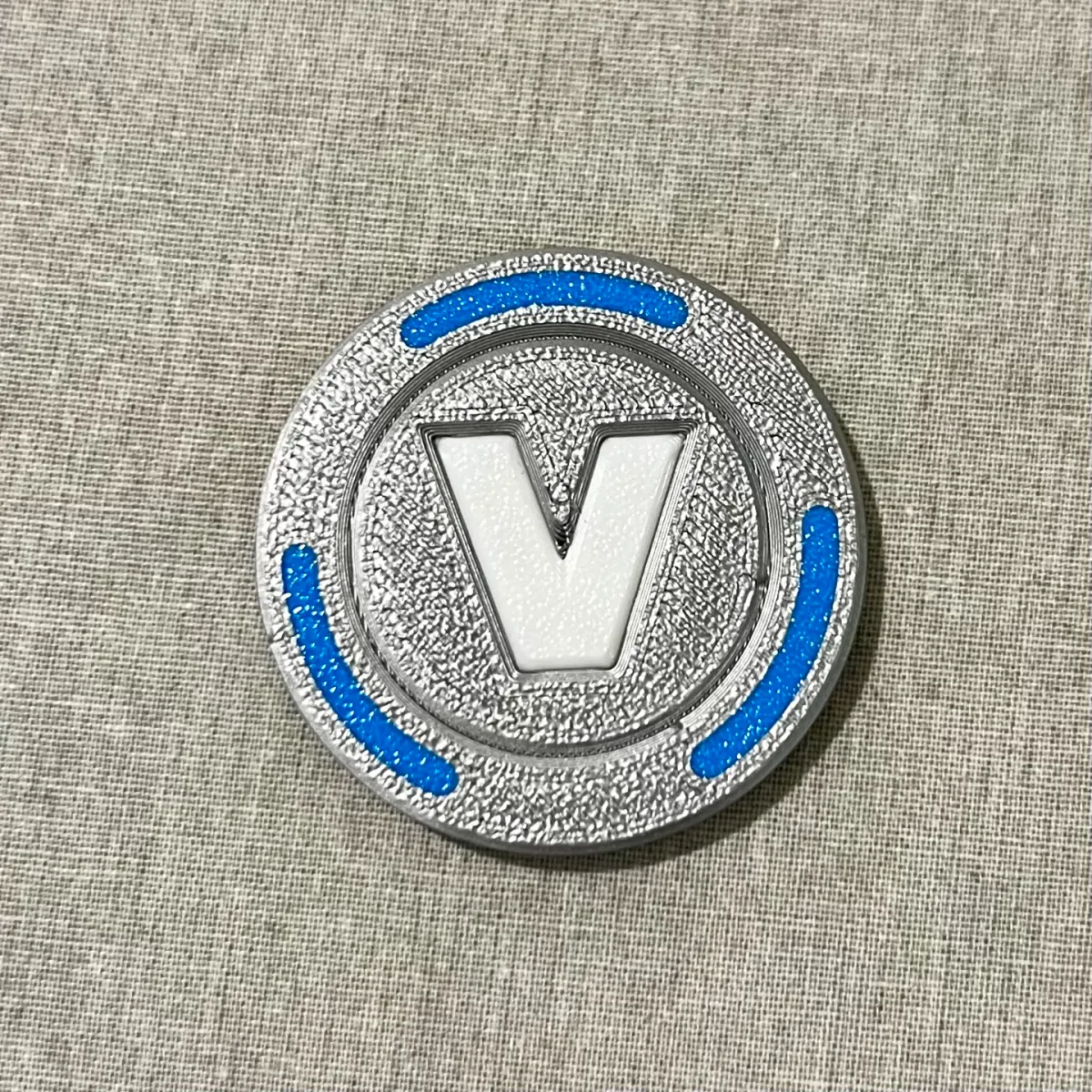 Fortnite - V-Buck (double sided) - SculpSpaz | Nexprint: Free 3D Model ...